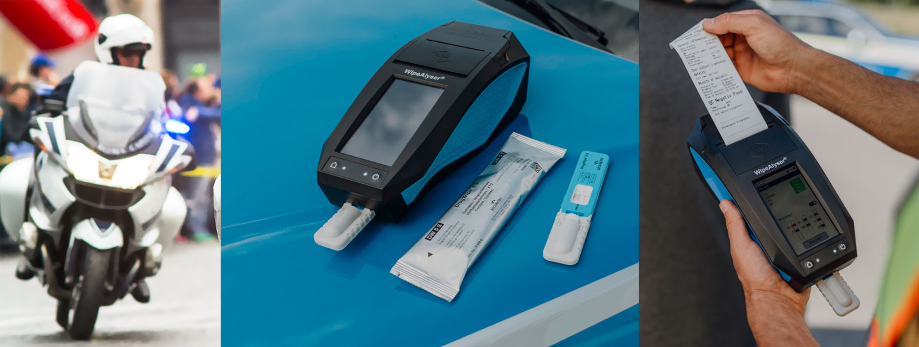 DrugWipe WipeAlyser - Fast Digital Analysis of Saliva Drug Tests