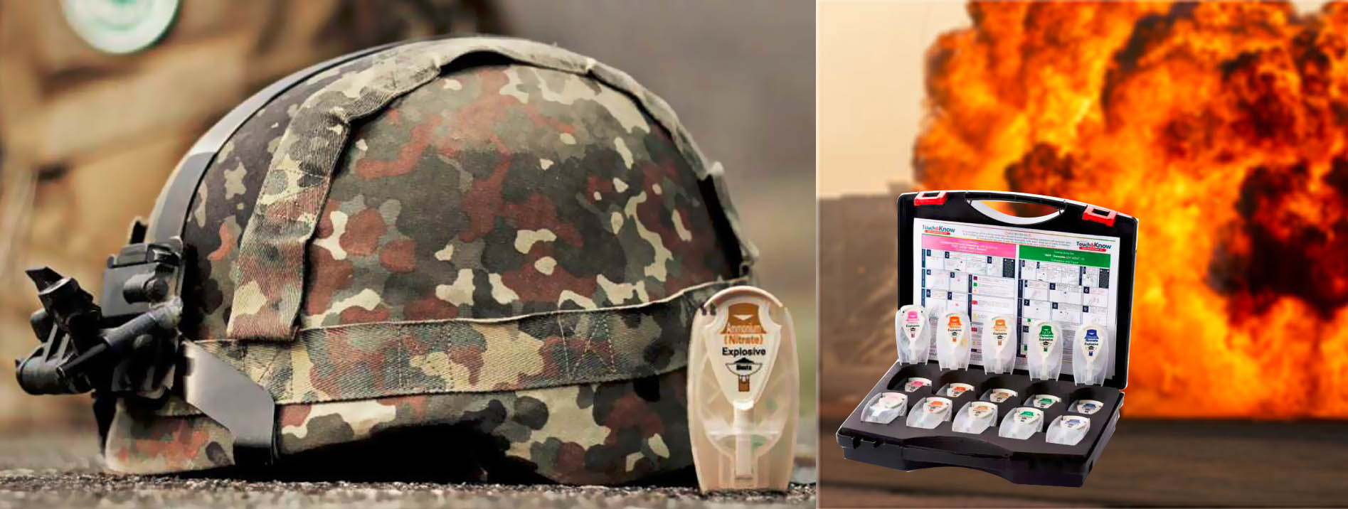 Explosive Detection Device - General Screening Tool for Field Use